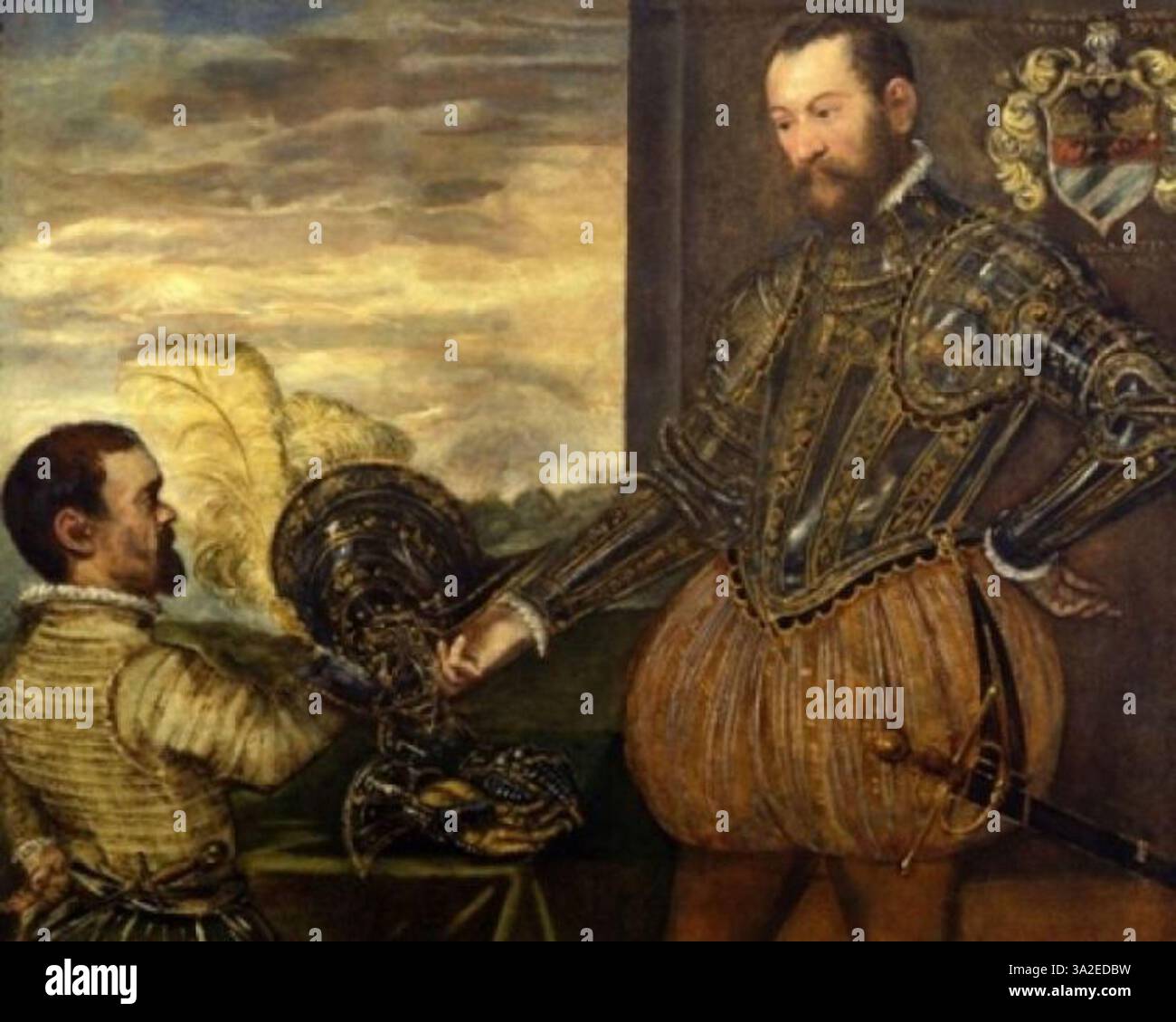 Tintoretto’s 1561 portrait of Scipion Clusoni with his dwarf servant ...