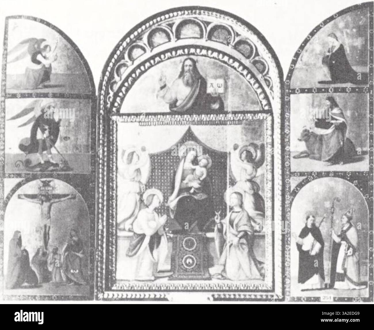 In 'Borgo, fig. 002', Mariotto Albertinelli presents a peaceful village scene, highlighting the ...