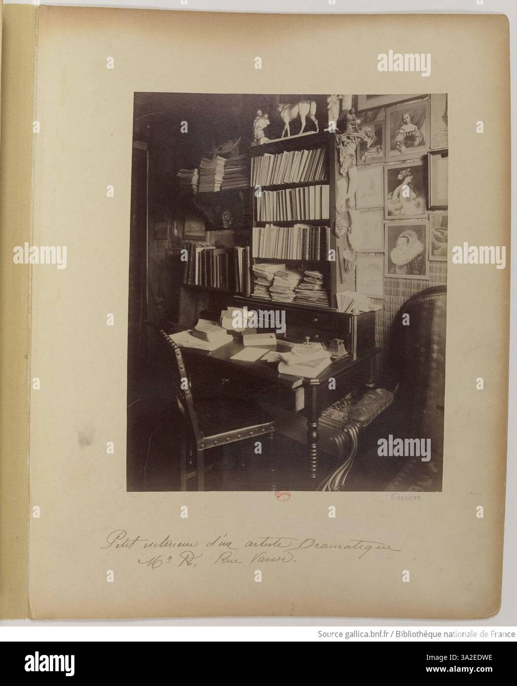 This photograph by Eugène Atget shows the interior of Mr. R’s dramatic ...