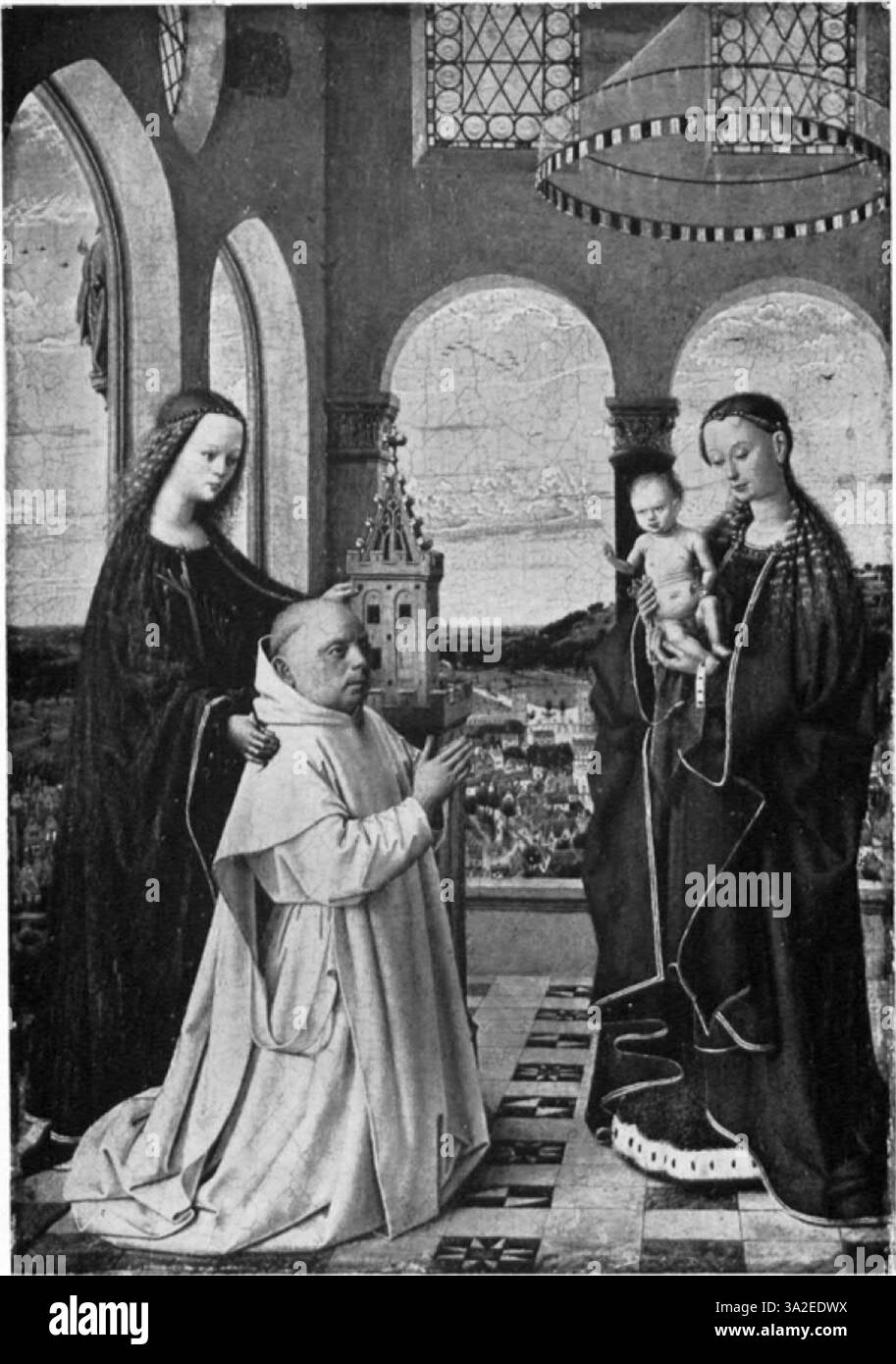 The work presented by the van Eycks and Petrus Christus illustrates the ...