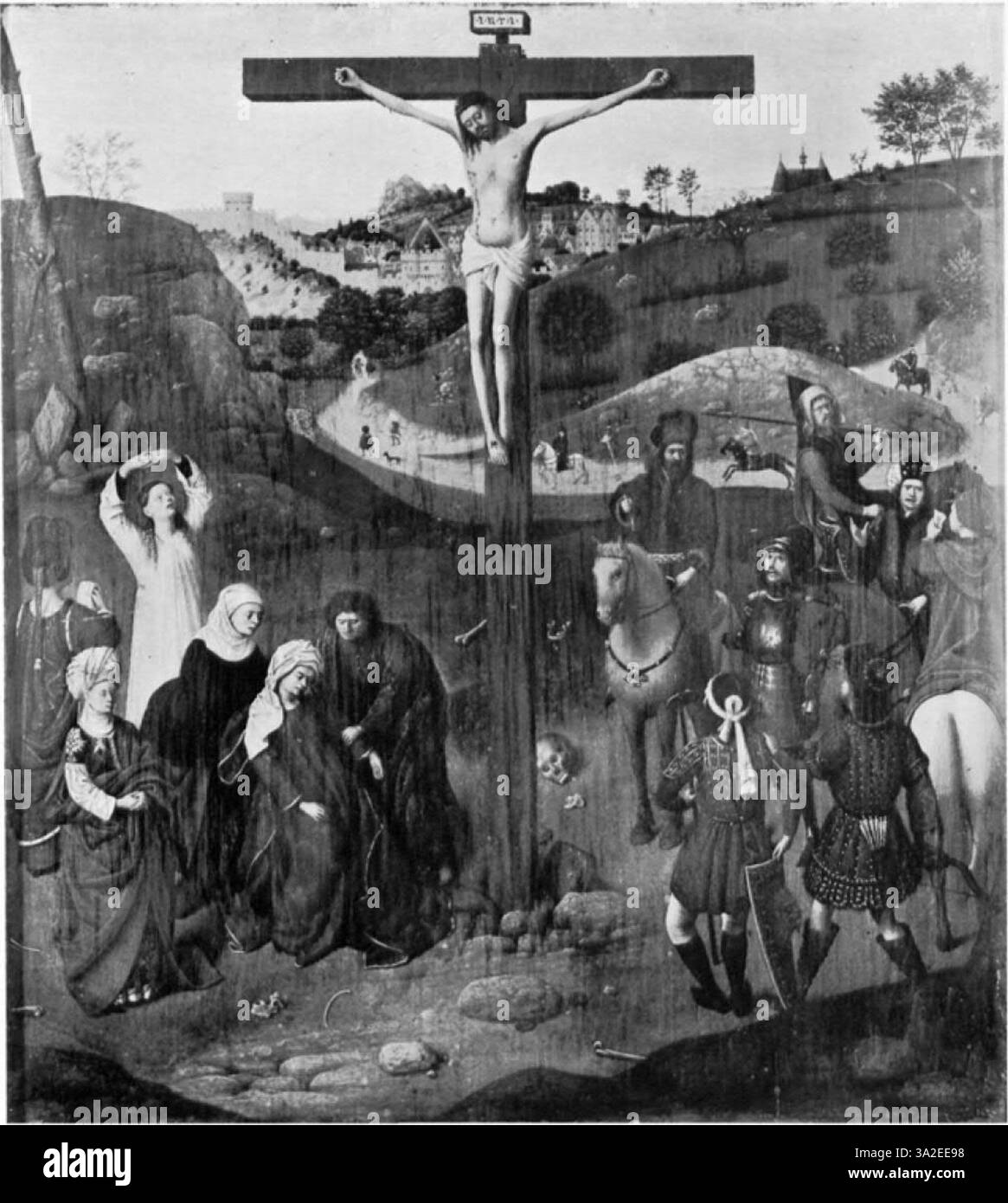 This plate features a work by the van Eycks and Petrus Christus ...