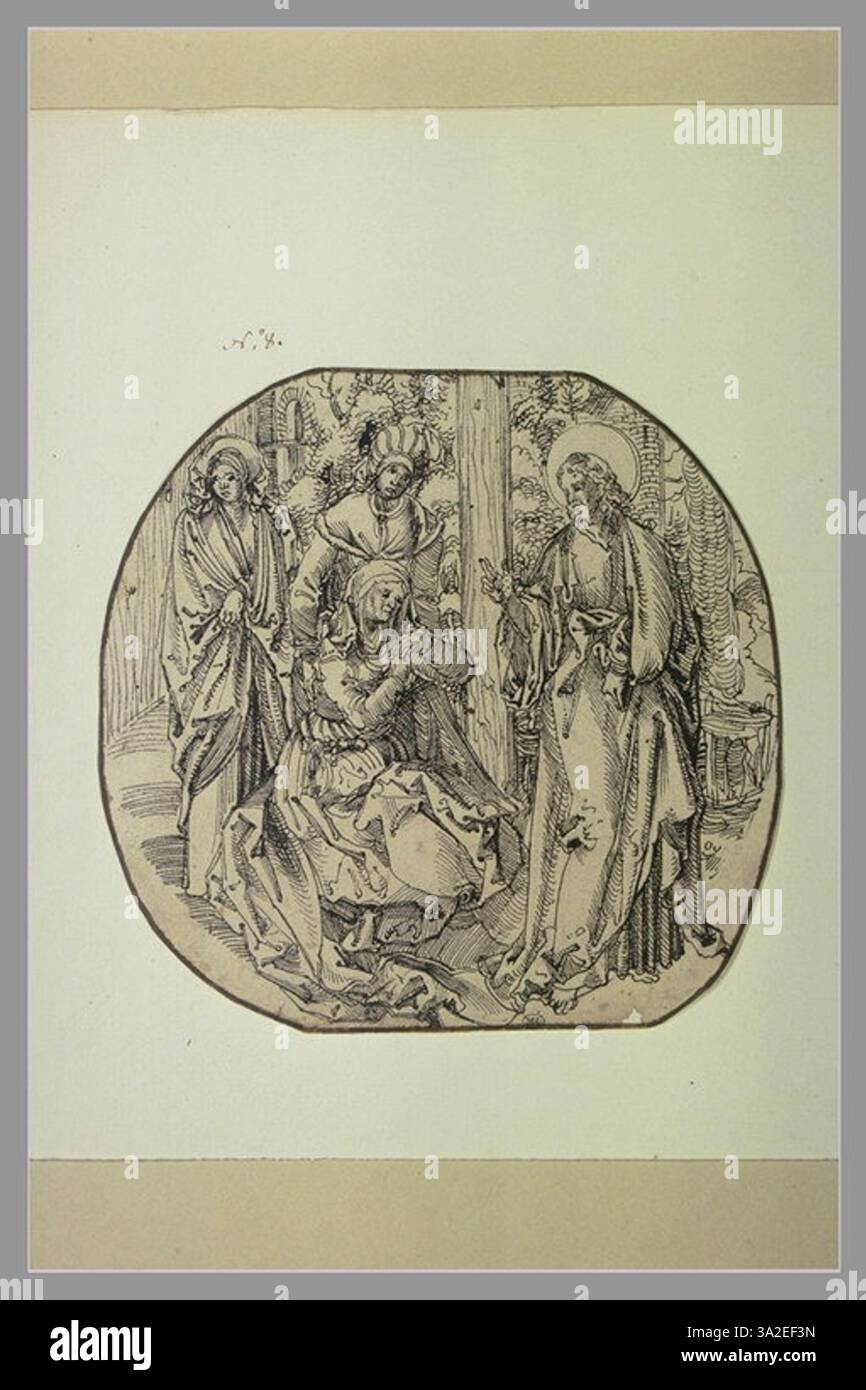 This Copy Of Dürer S Christ Taking Leave Of The Virgin Mary Before