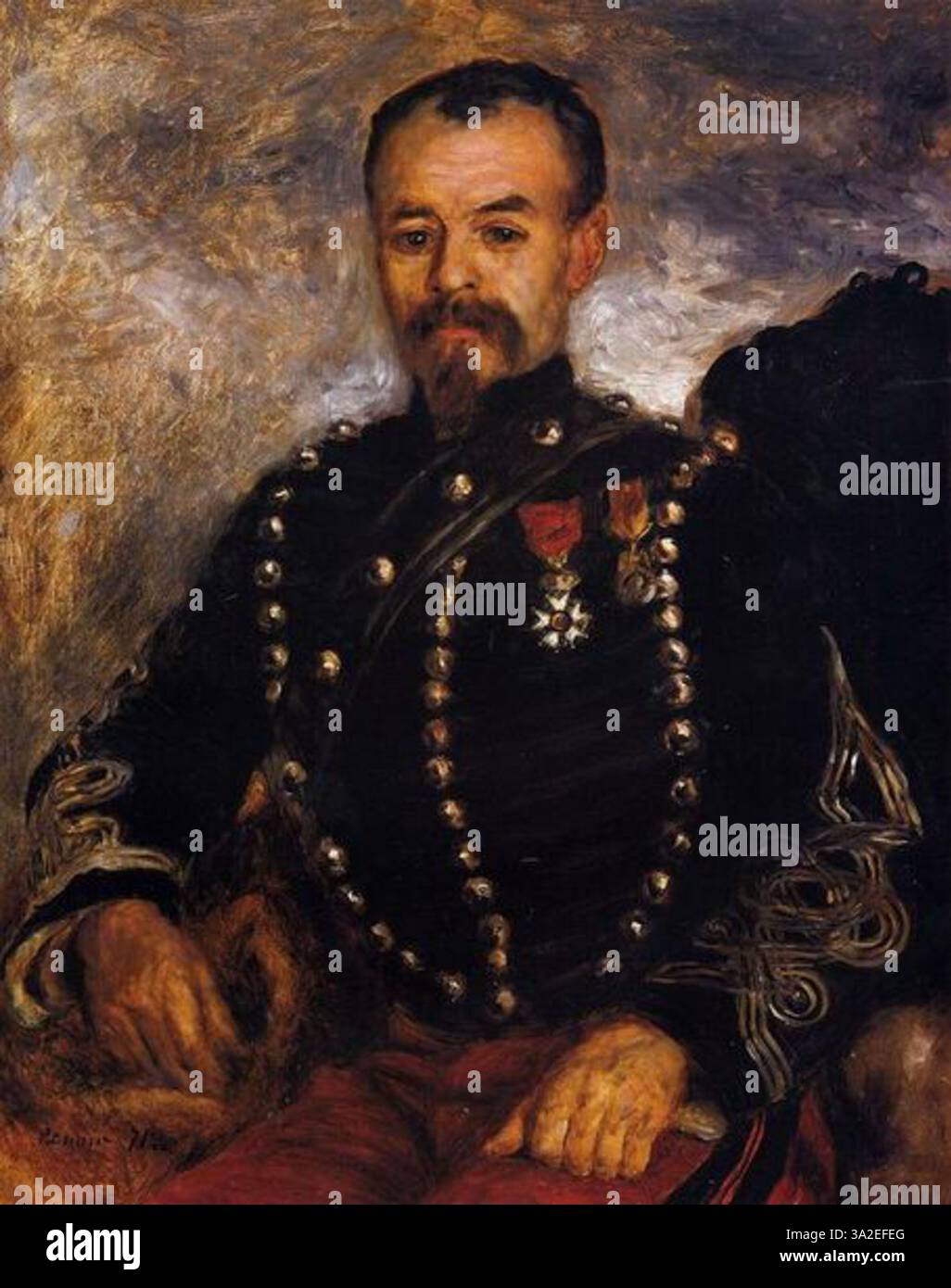 'Capitaine Bernier' is a portrait of Captain Bernier, focusing on his ...