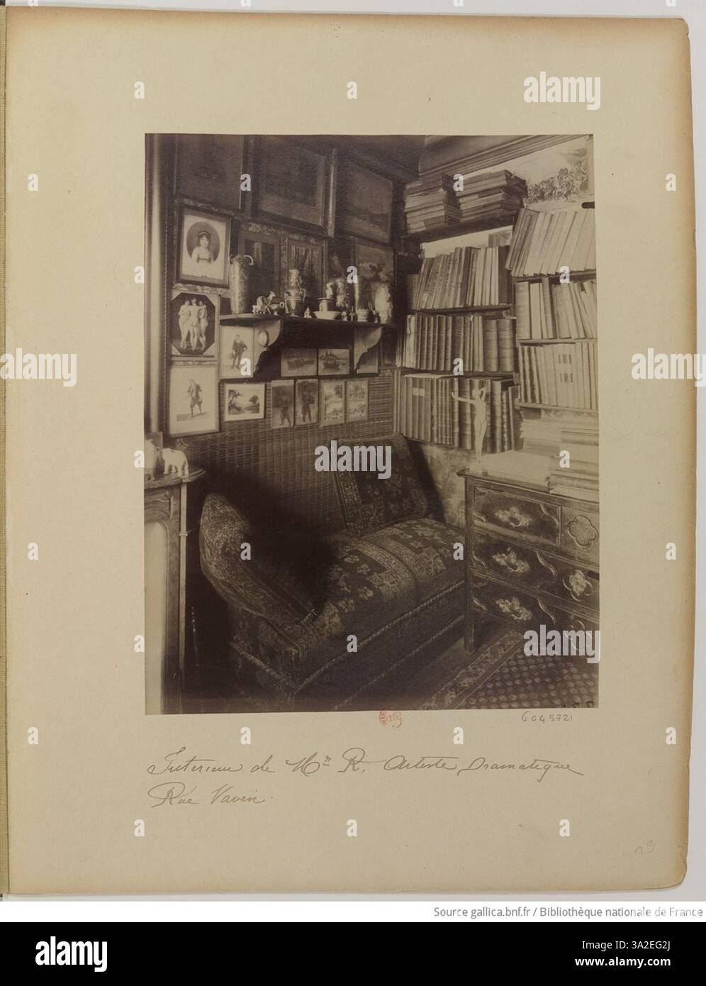 Eugène Atget’s photograph depicts the interior of Mr. R., a dramatic ...