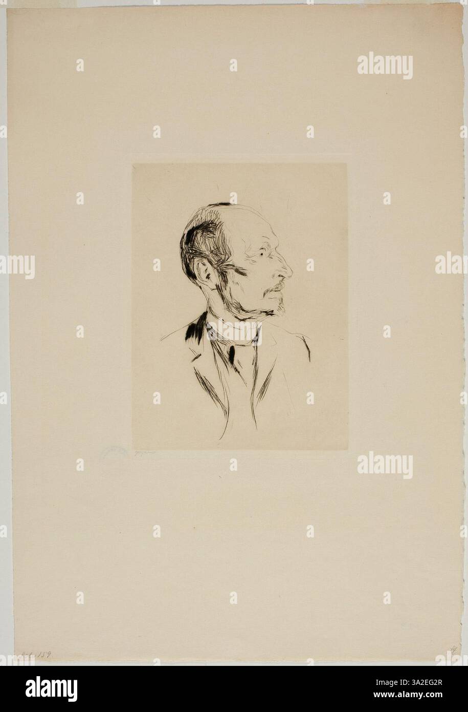 This portrait by Munch depicts Albert Kollmann, capturing his dignified ...