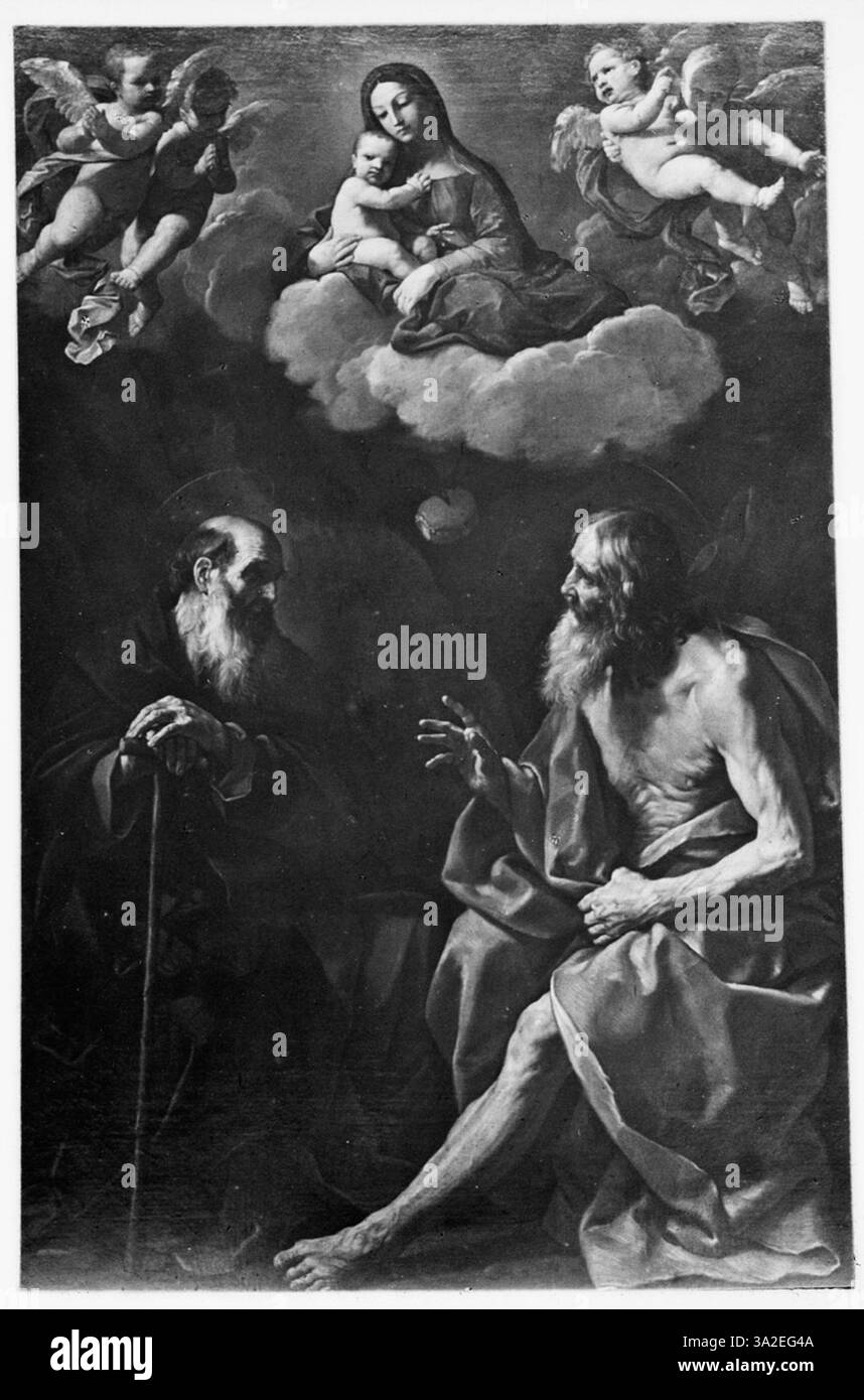 This painting by Guido Reni features the hermits Saint Paul and Saint ...
