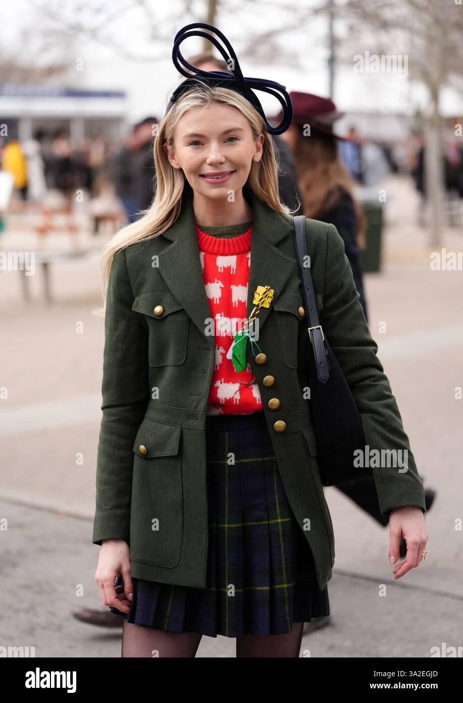 Georgia Toffolo on day three of the 2025 Cheltenham Festival at ...