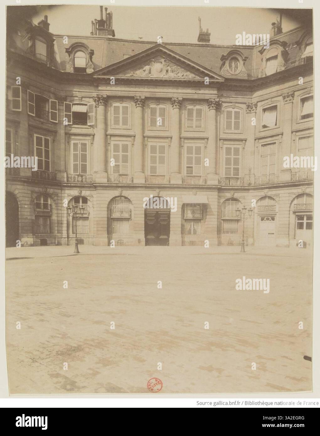 This image by Eugène Atget from May 1906 depicts Place Vendôme ...