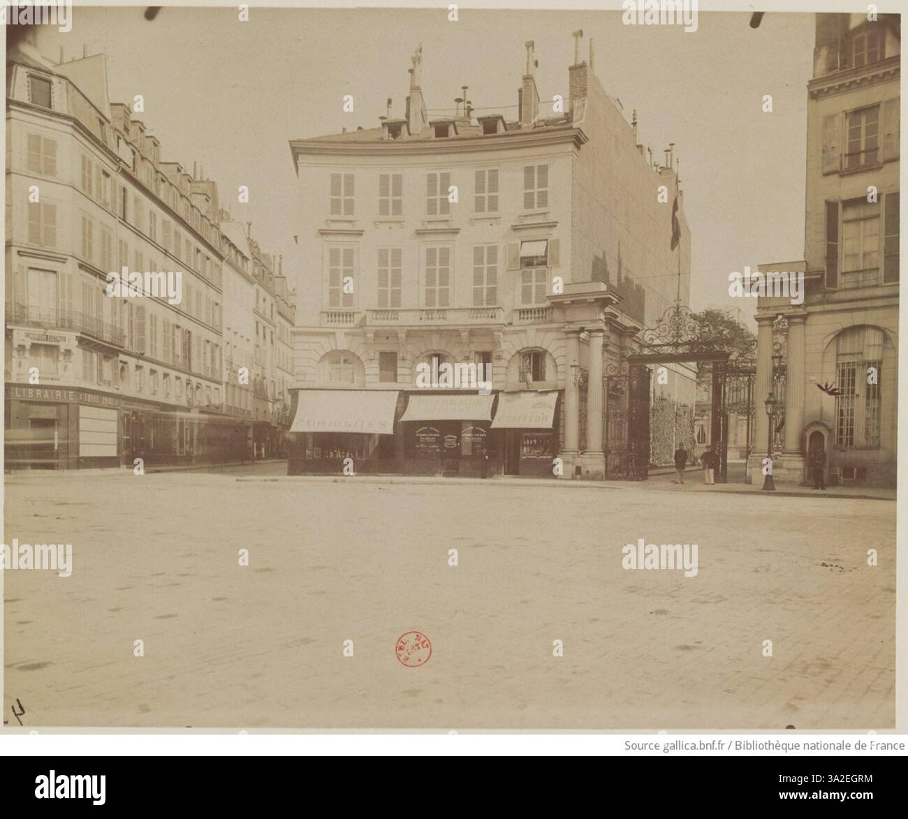 Photograph by Eugène Atget of Hôtel de Beauvau, the Ministry of the ...