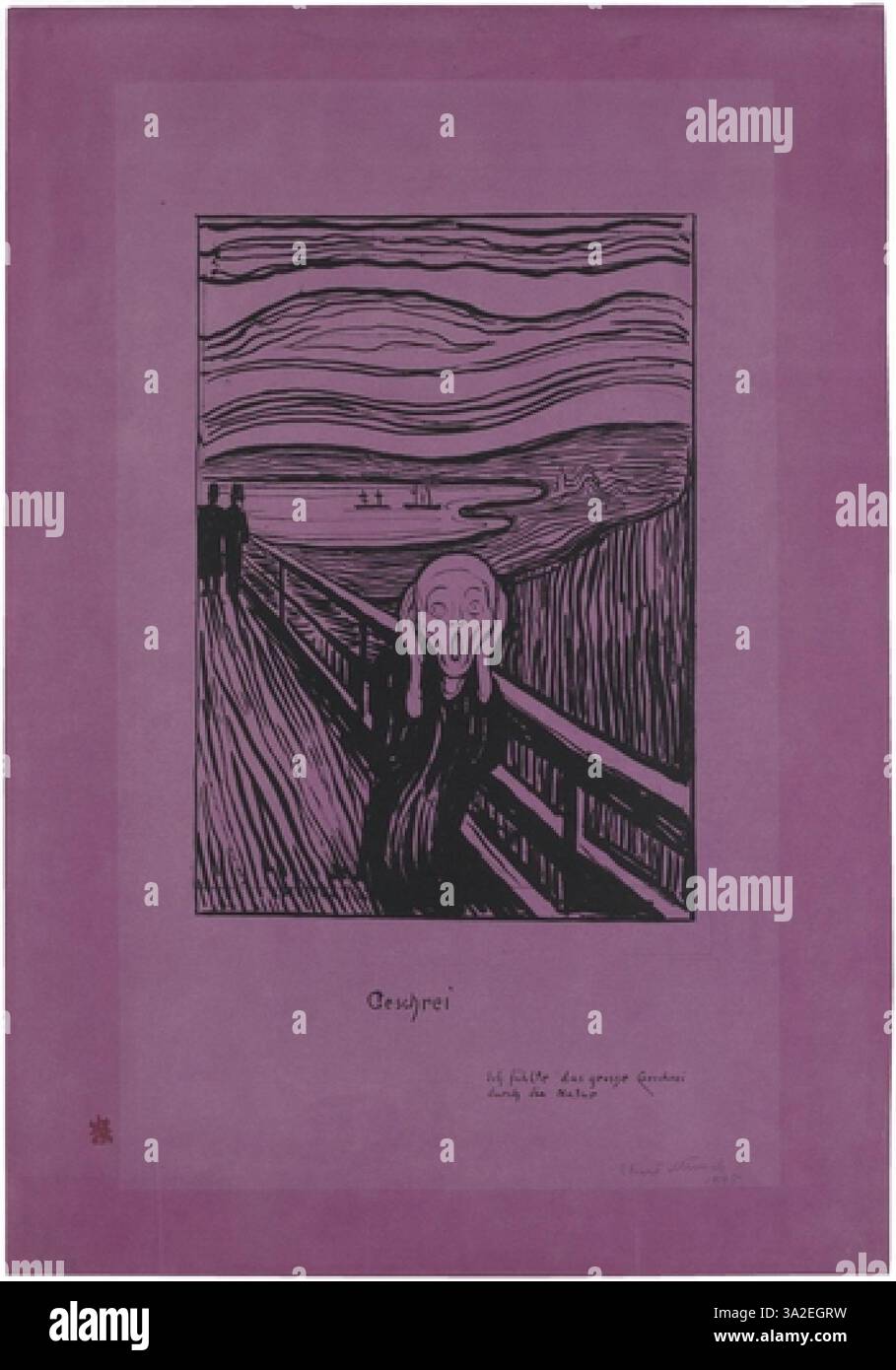 Edvard munchs the scream Cut Out Stock Images & Pictures - Alamy