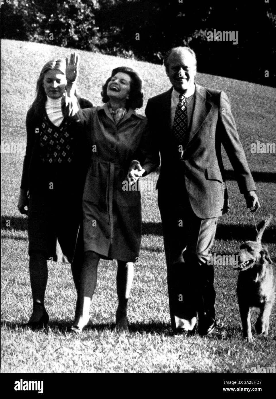 Oct 15, 1974; Washington, DC, USA; President GERALD FORD and his wife ...