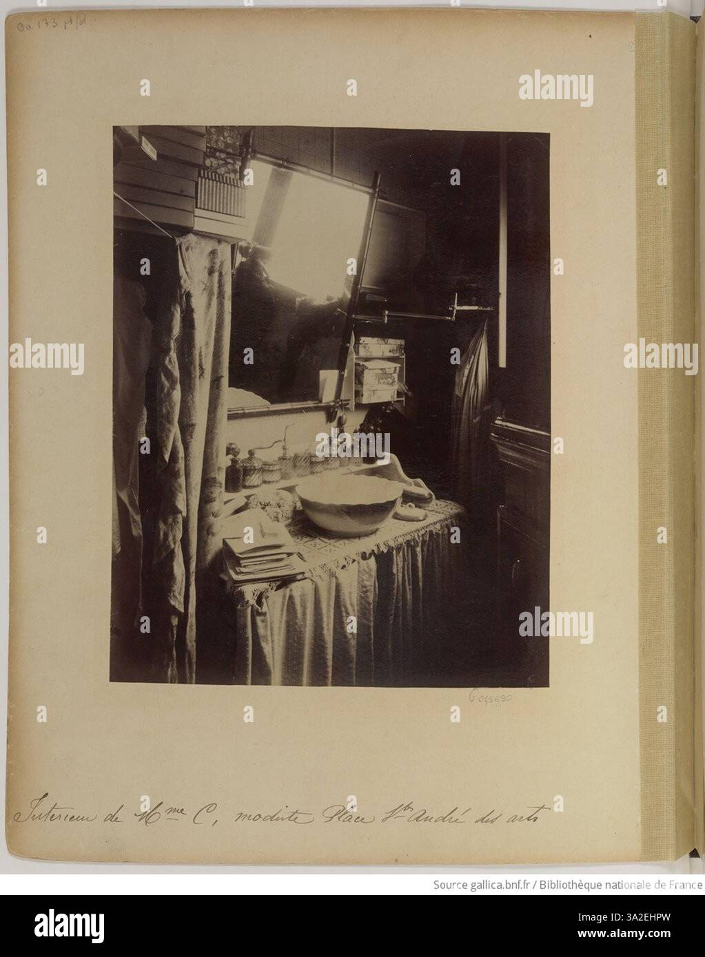 Eugène Atget's photograph of the interior of Mademoiselle C.'s ...