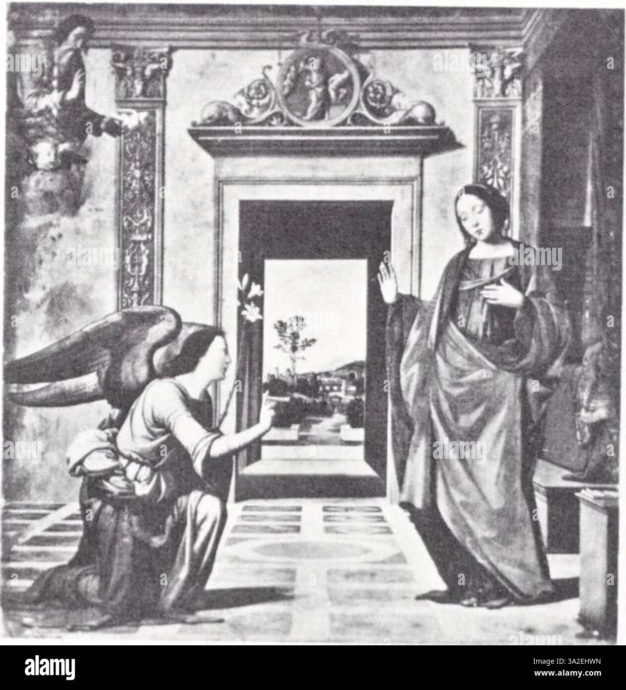 'Borgo, fig. 004' by Mariotto Albertinelli portrays a serene village ...