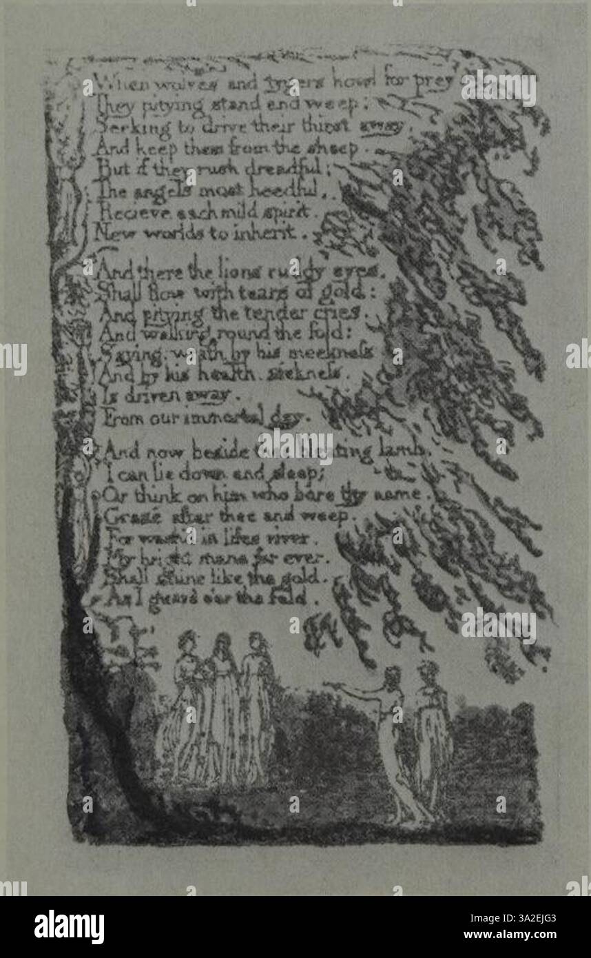 'Blake - Bindman, 070' by William Blake depicts an intense, allegorical ...