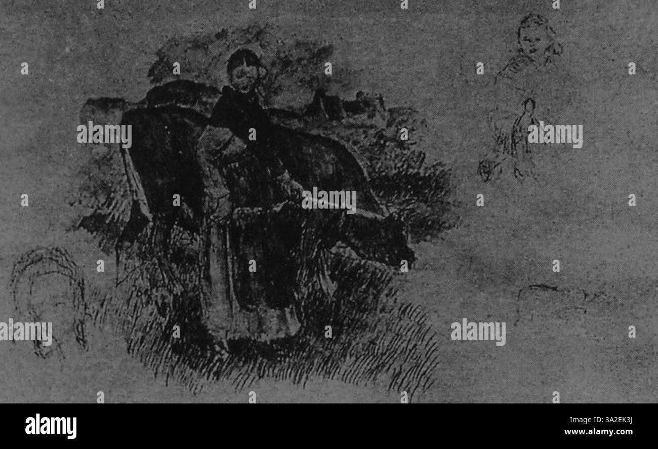 Renoir’s work depicts figures in an outdoor setting, their interactions ...