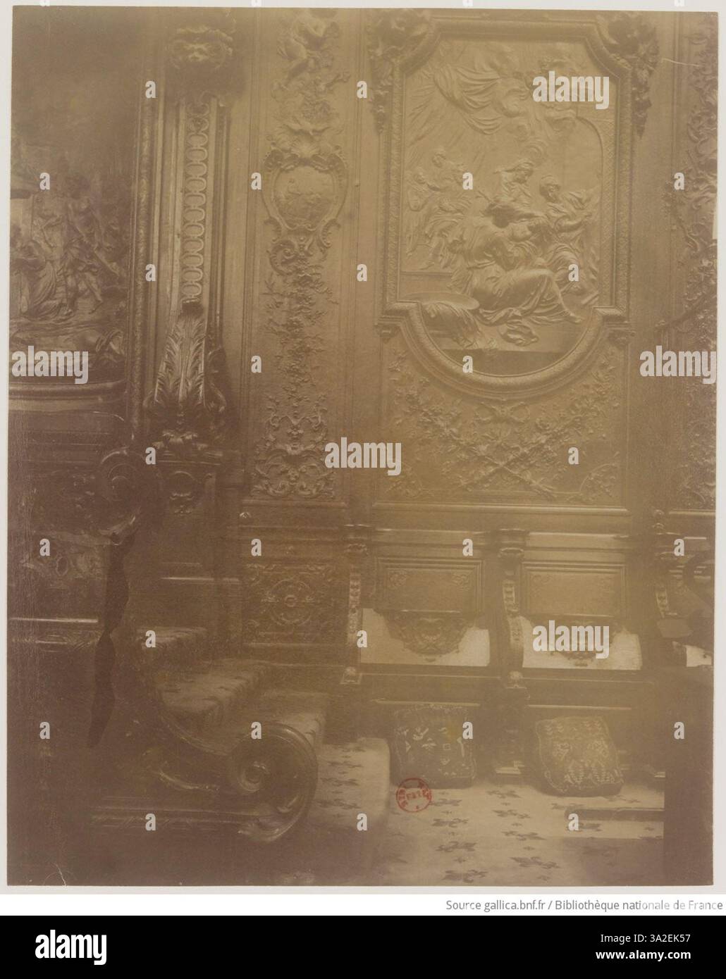 Eugène Atget’s photograph showcases the interior of Notre-Dame ...
