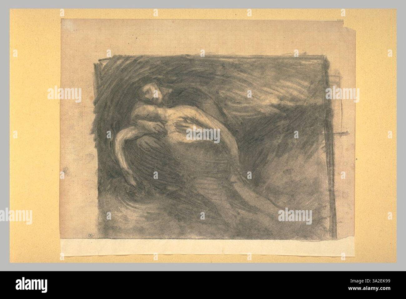 This emotional scene depicts the Virgin Mary cradling the body of ...