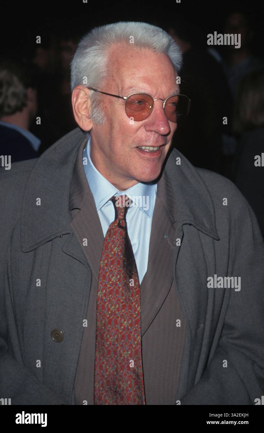 Sep 26, 1996; Los Angeles, CA, USA; Actor DONALD SUTHERLAND at the 3rd ...