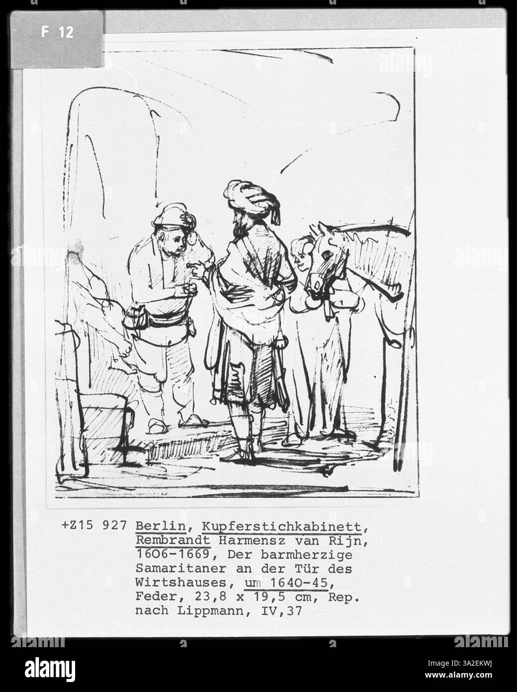 This painting depicts the Good Samaritan helping a wounded man at an ...