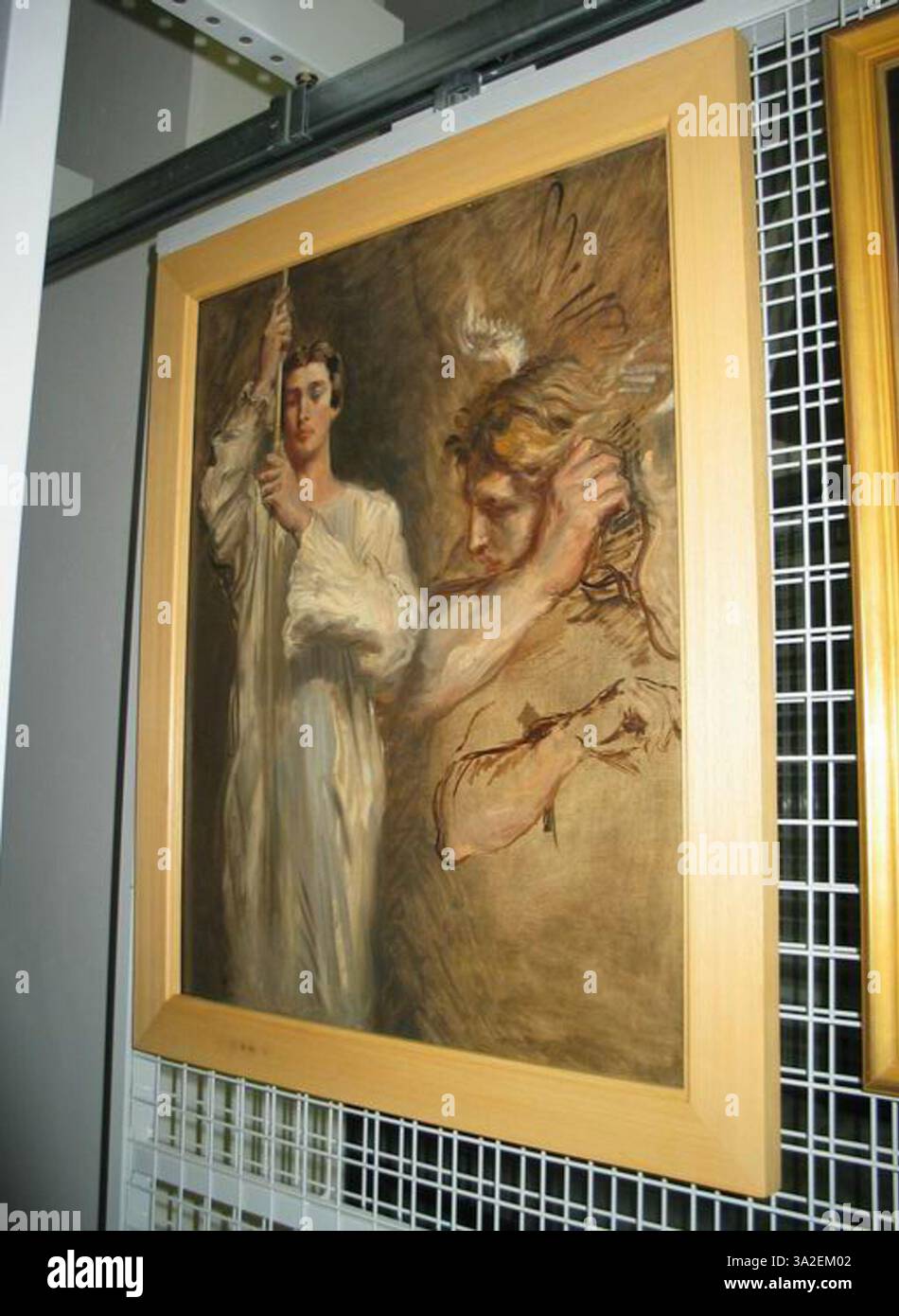 The artwork shows an acolyte holding a cross alongside an angelic ...