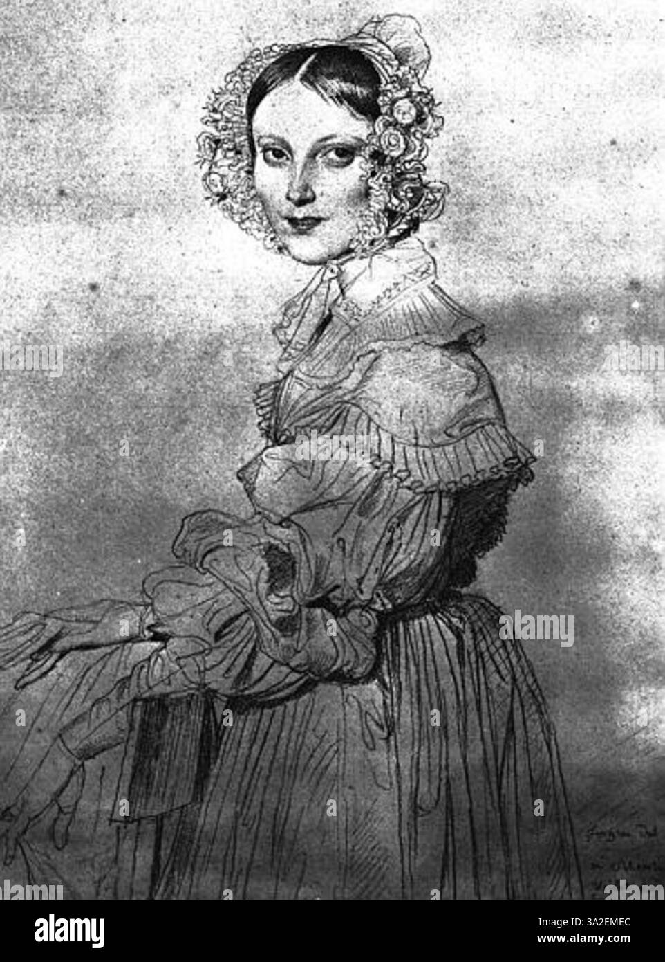 This portrait of Madame Eugène Viollet-le-Duc displays Ingres' mastery ...