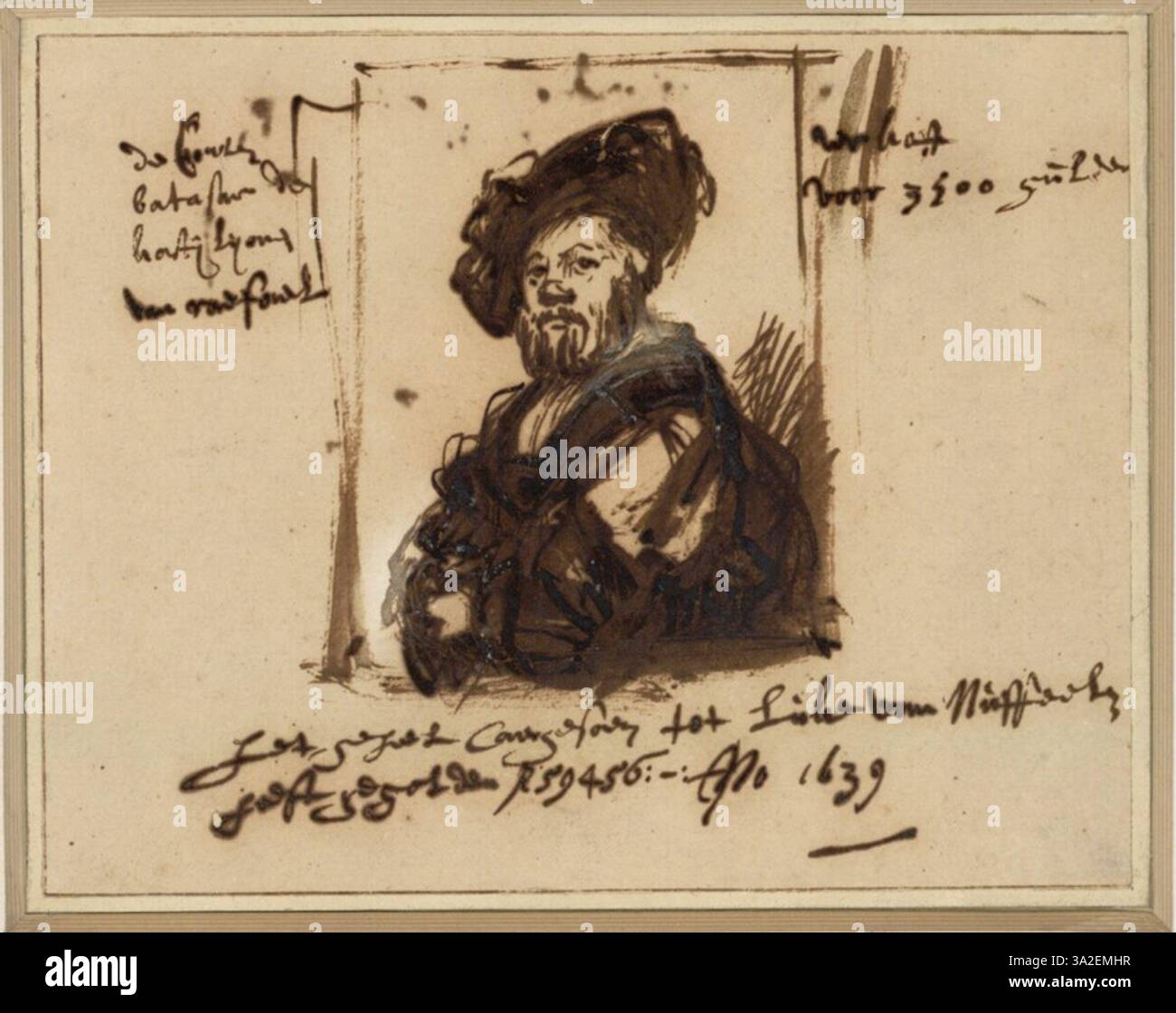 In this artwork, Rembrandt uses the chiaroscuro technique to emphasize ...