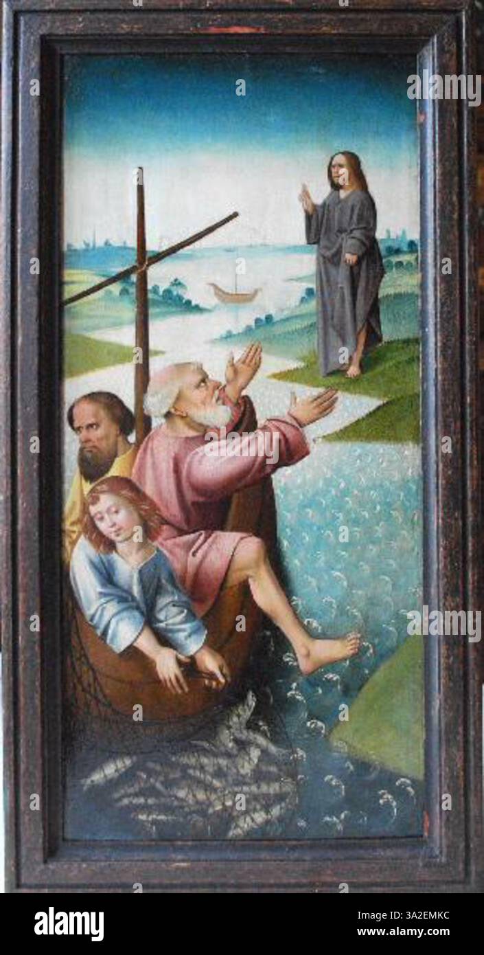 This artwork, attributed to Colijn de Coter, depicts the miraculous ...