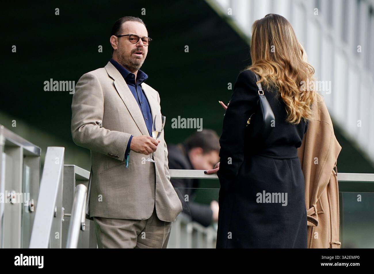 Actor and presenter Danny Dyer on day three of the 2025 Cheltenham ...