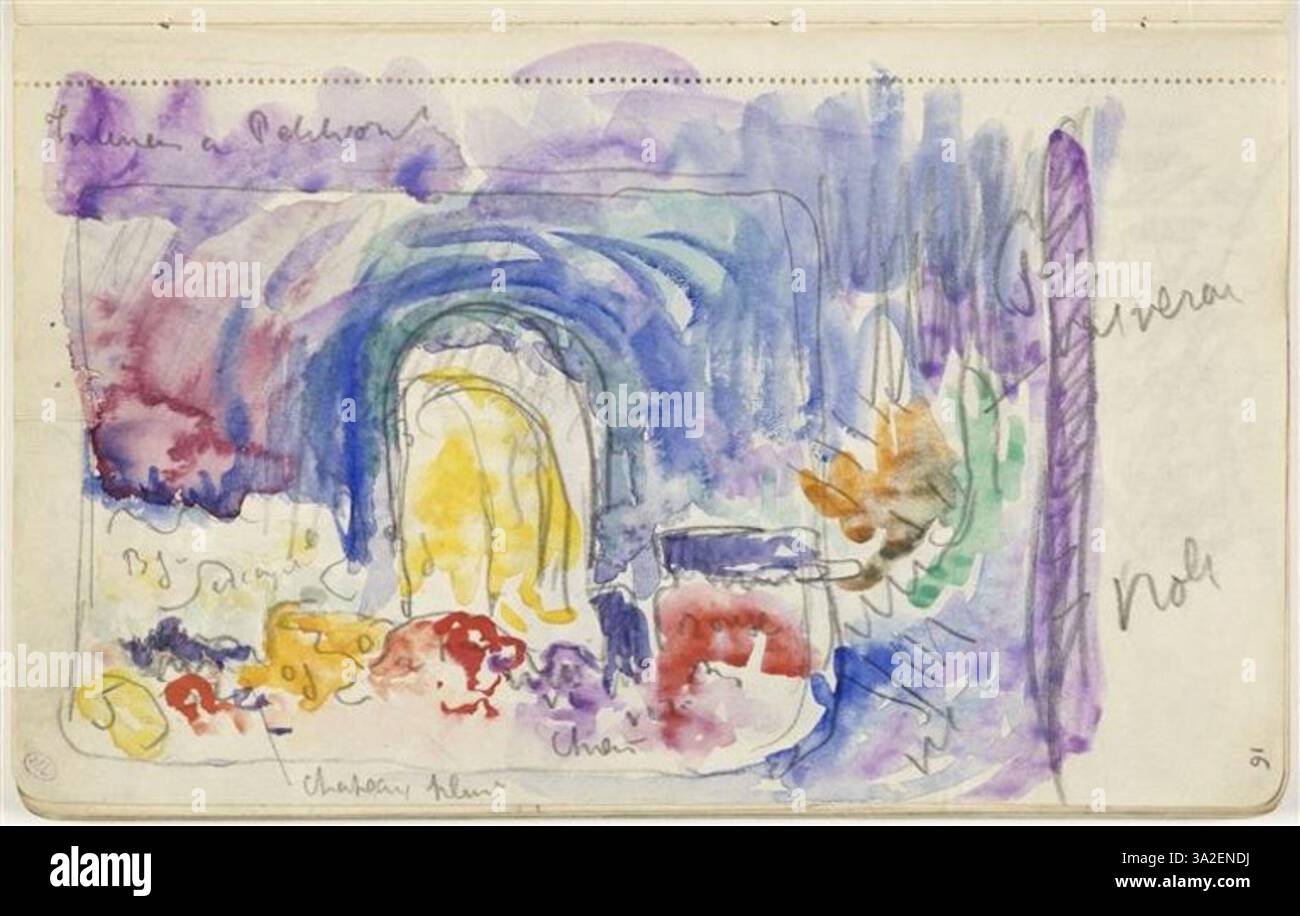 This artwork by Paul Signac uses his pointillist technique to depict a ...