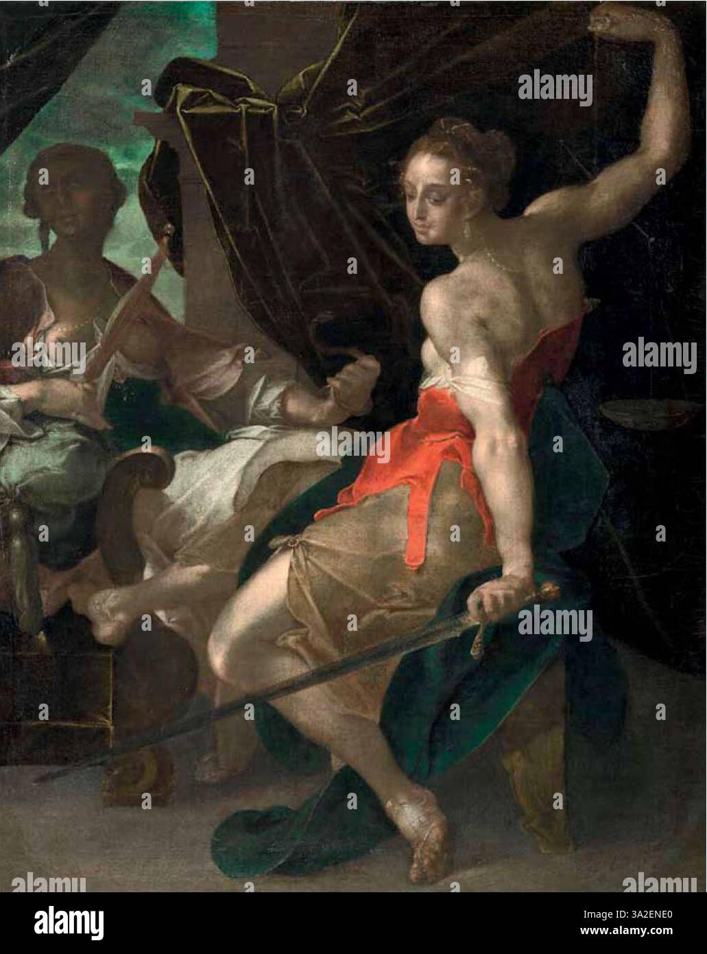 Bartholomeus Spranger’s painting captures a mythological scene with his ...