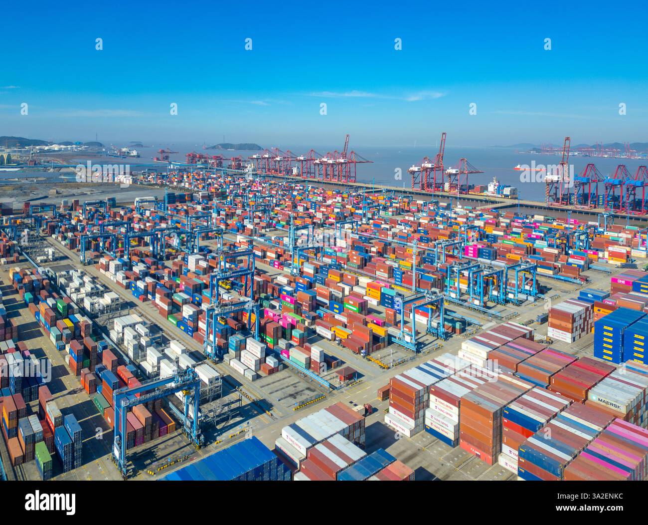 Beilun Port Area, Ningbo Port, Zhejiang Province, China Stock Photo - Alamy
