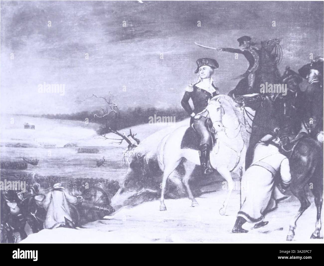 This 064 painting by Edward Hicks depicts a rural landscape where ...