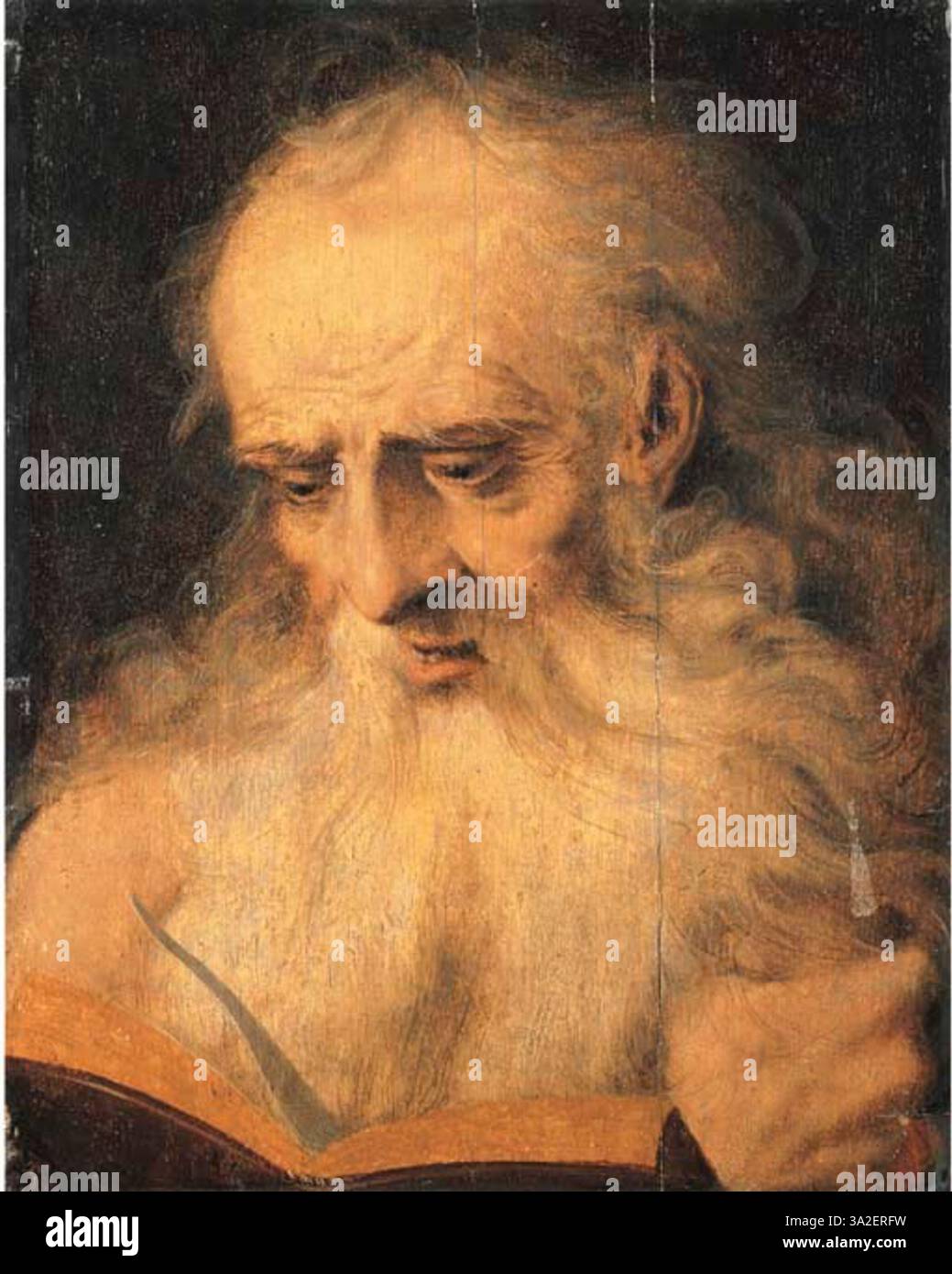 In this painting, Frans Floris I portrays a prophet, capturing the ...
