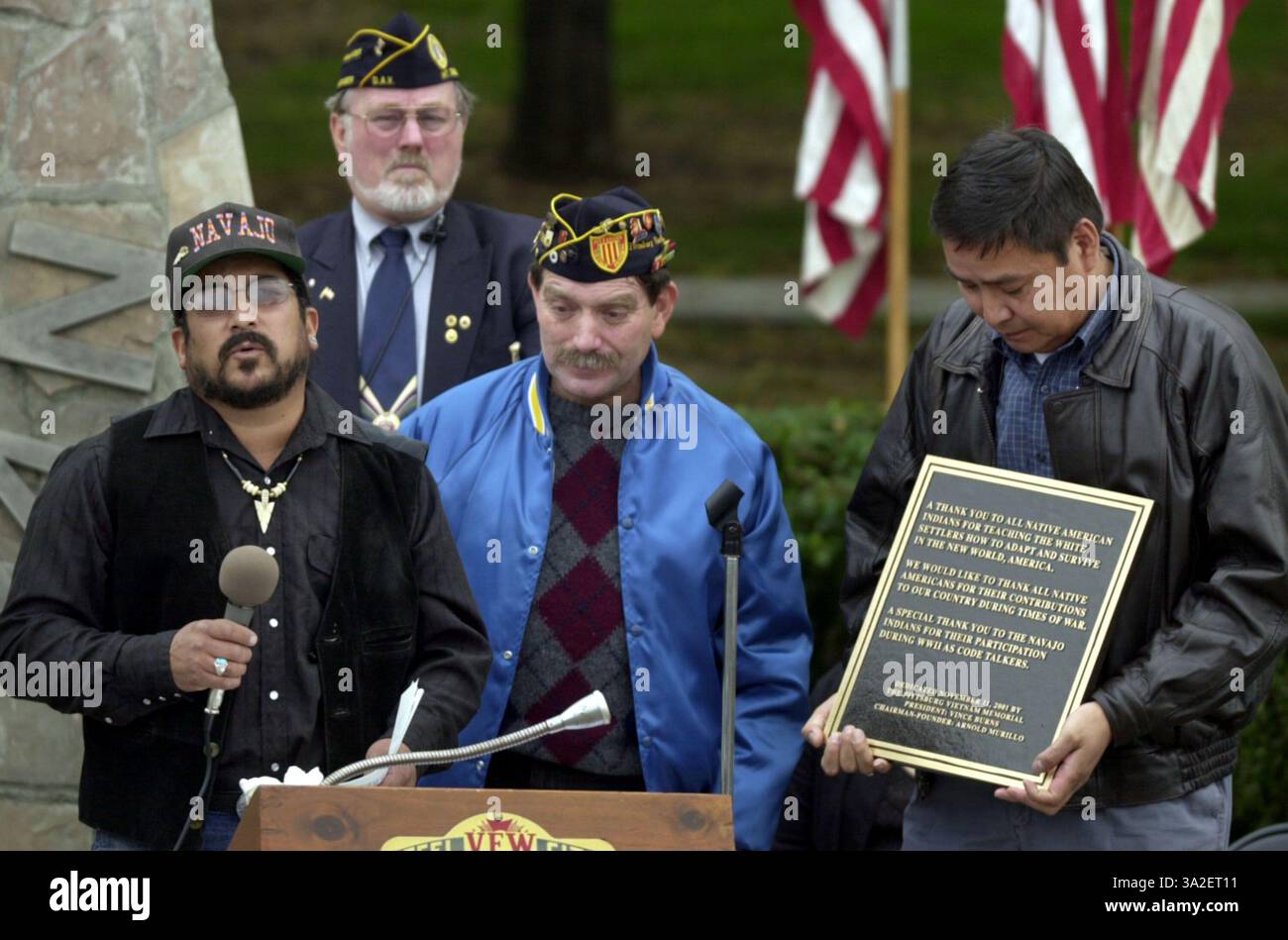 Nov 11, 2001; Pittsburg, CA, USA; Far left, Ernie Lanzarin of Martinez ...