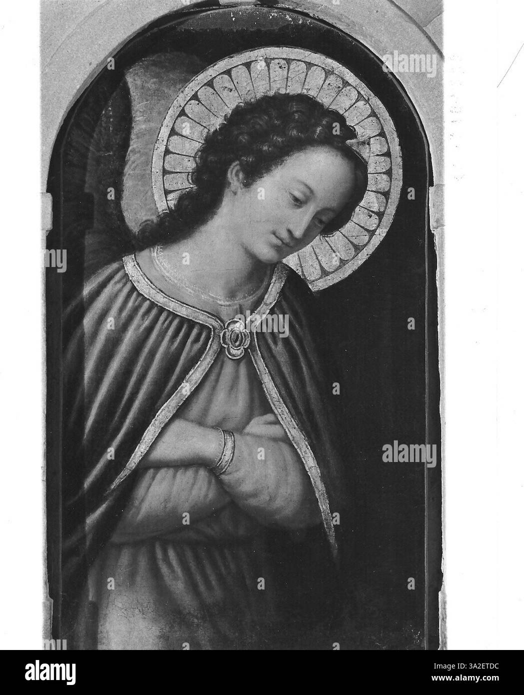 *Angelo Annunciante* by Cristofano Allori depicts the angel announcing ...