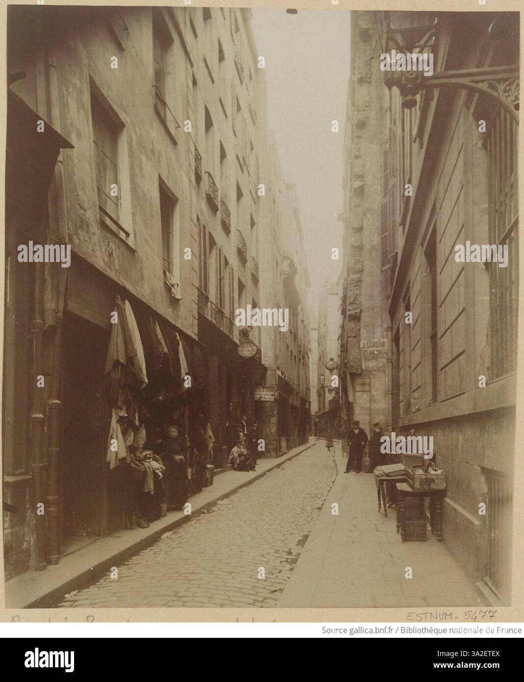 This photograph by Eugène Atget from May 1899 captures Rue de la ...