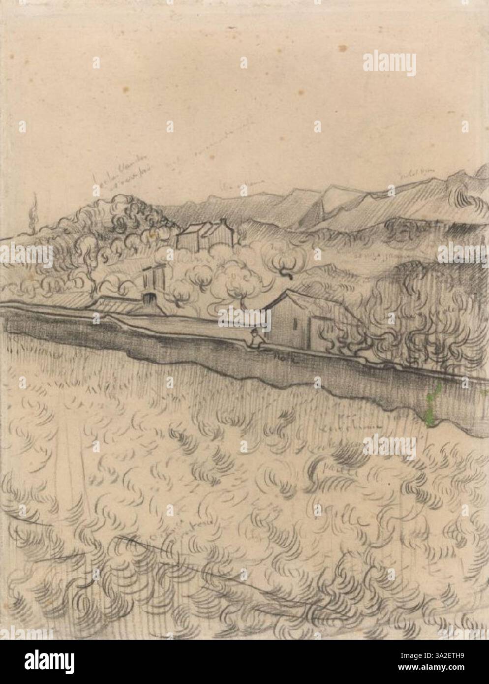 This painting by Vincent van Gogh highlights his exploration of color ...