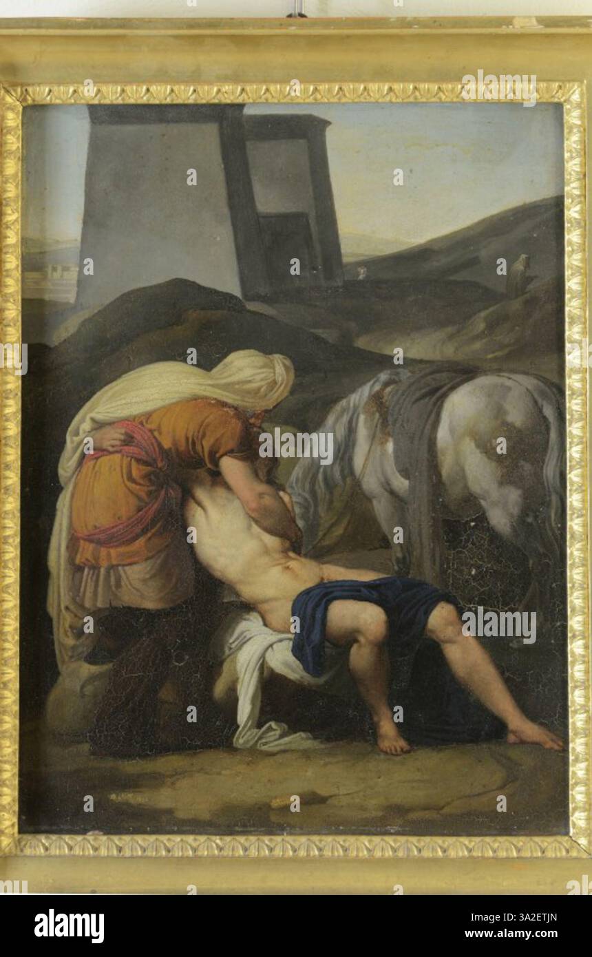 This depiction of the Good Samaritan by Hayez captures the moment of ...