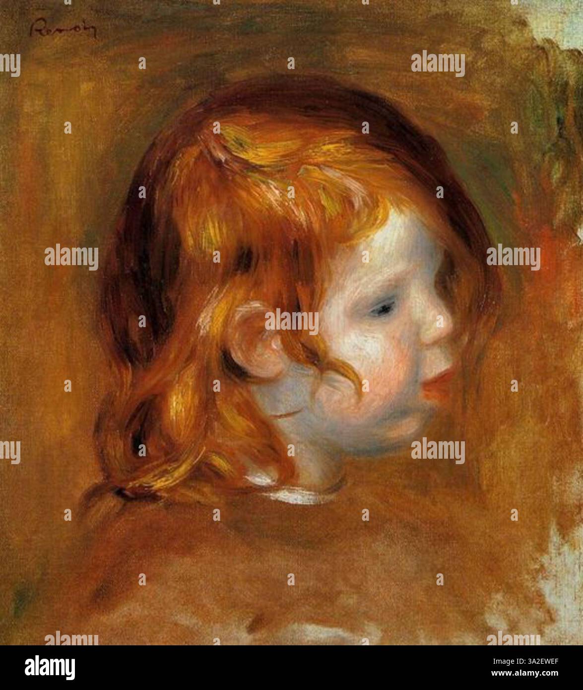 In this portrait, Renoir’s son, Jean, is depicted with a serene ...