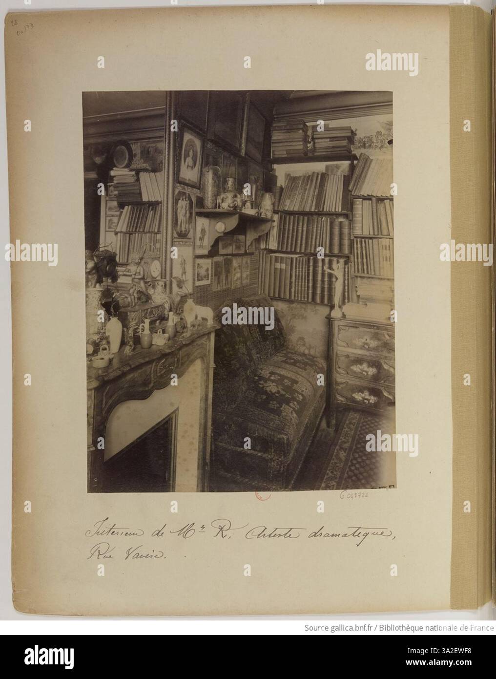 This photograph by Eugène Atget captures the interior of Mr. R., a ...