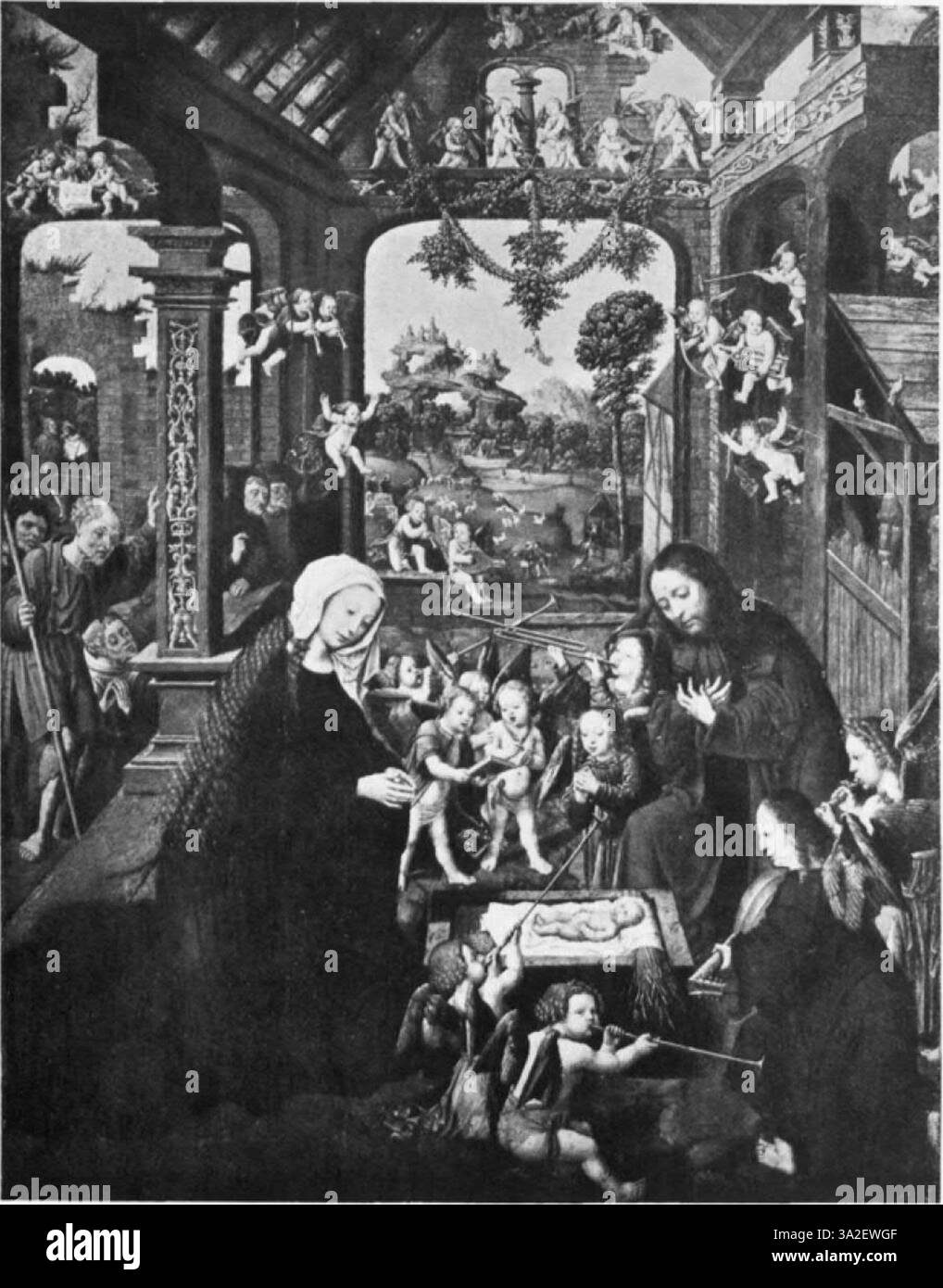 This painting by Jan van Scorel and Pieter Coeck van Aelst reflects the detailed approach of ...