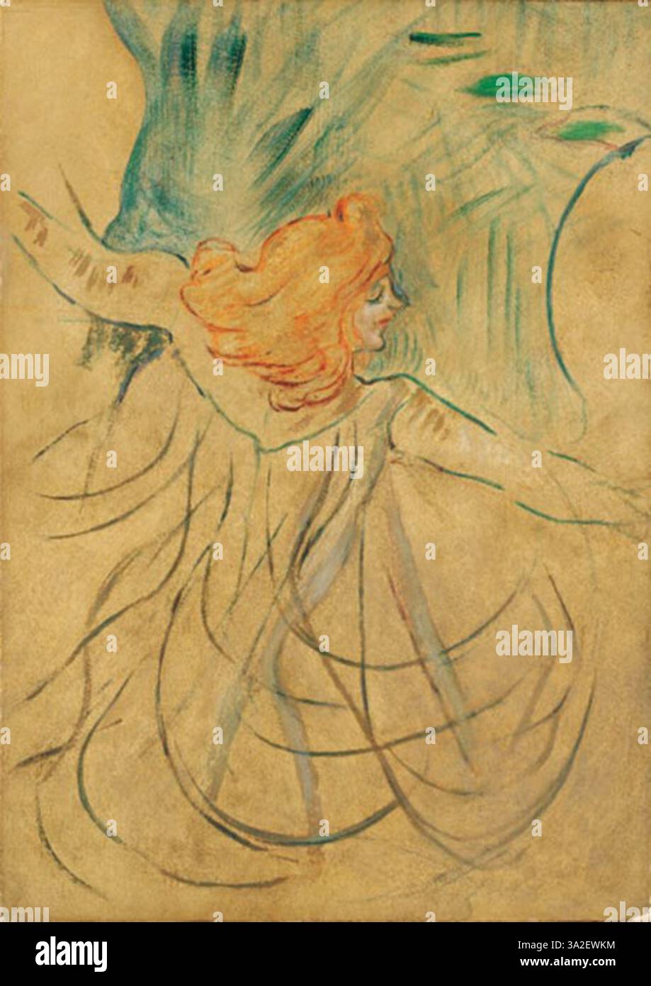 Toulouse-Lautrec’s portrayal of Loïe Fuller at the music hall captures ...