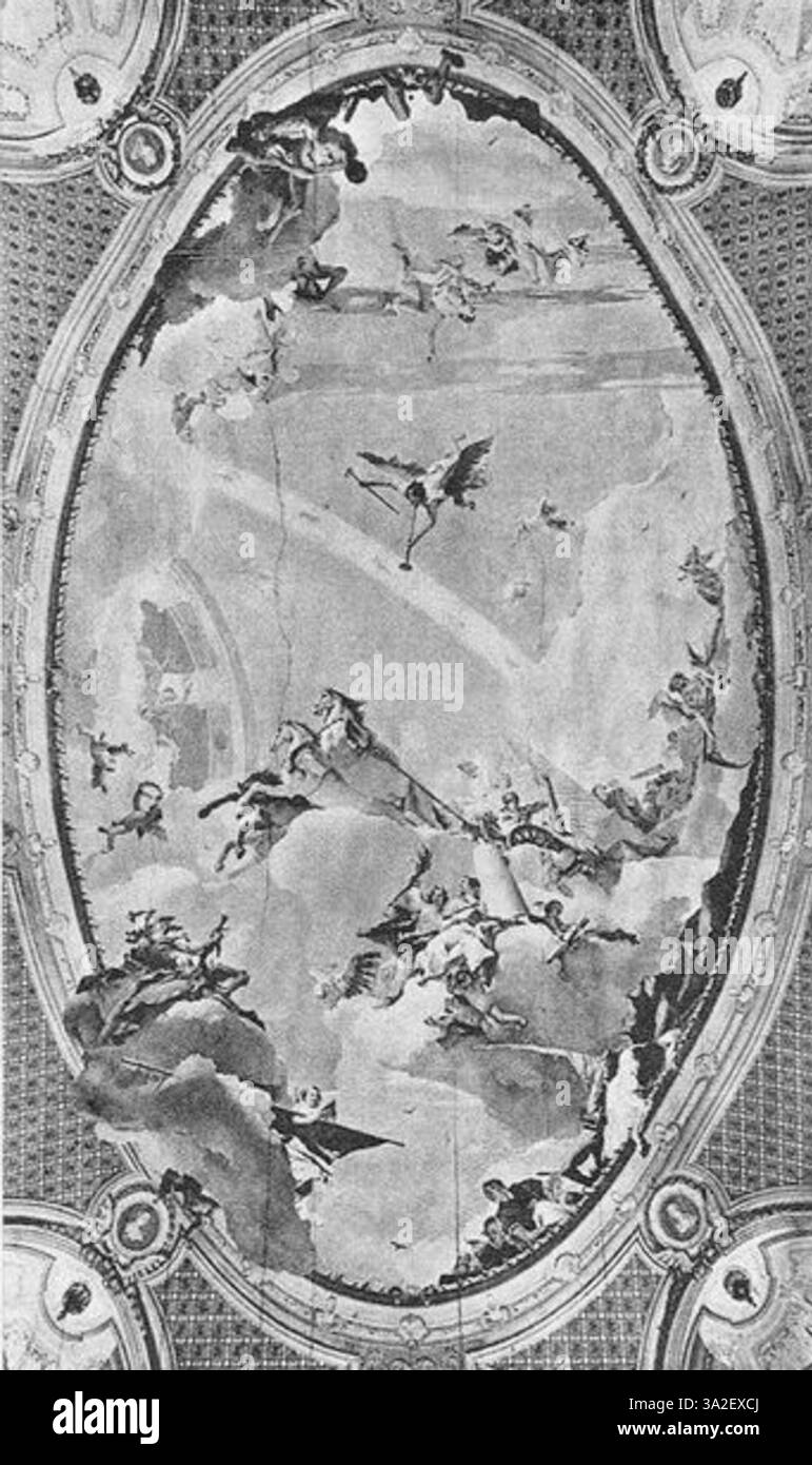 'Le Triomphe d’Hercule' (1761) by Giovanni Battista Tiepolo, originally ...