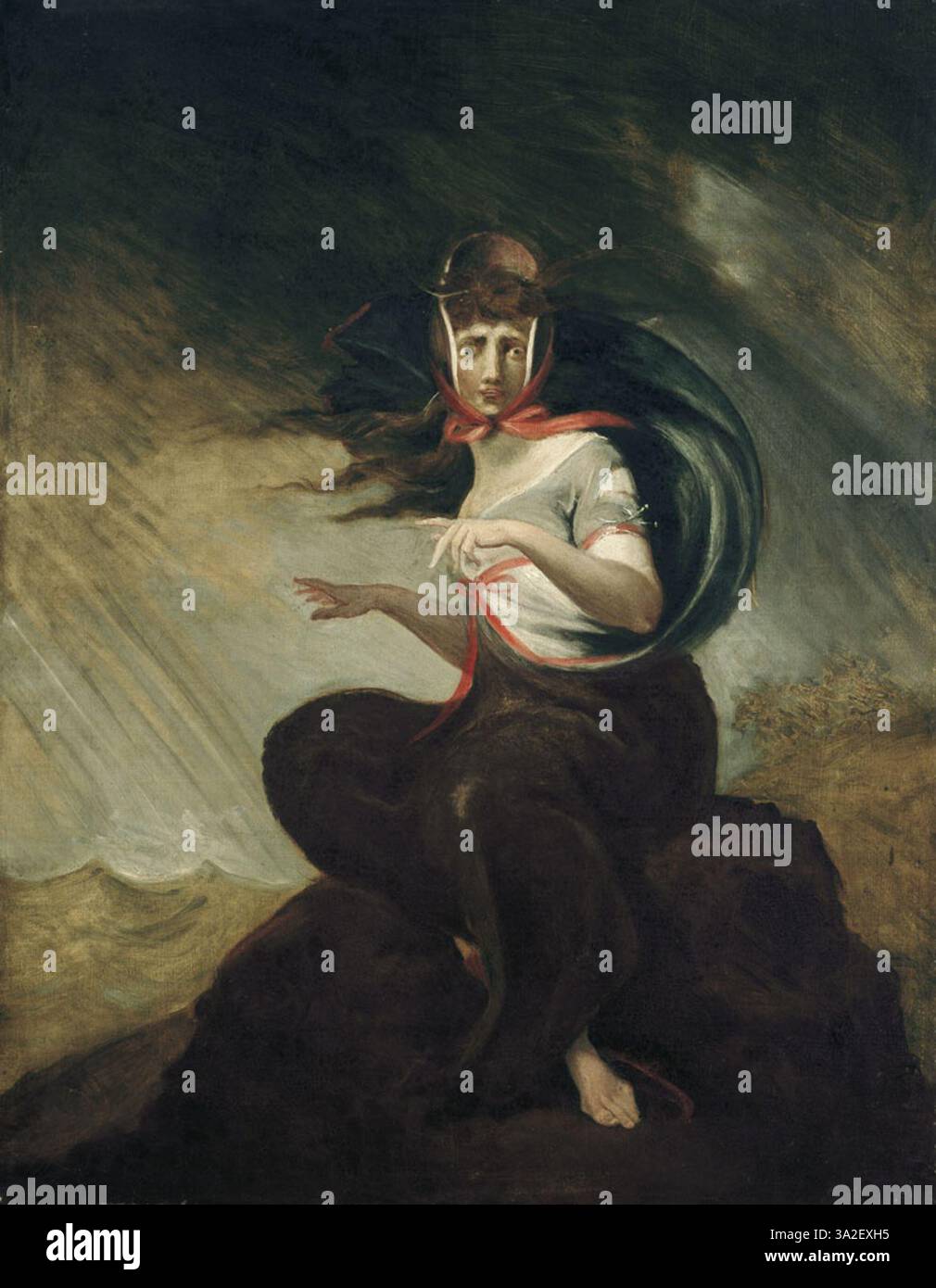 In *Die wahnsinnige Kate*, Fuseli portrays the madness of Kate ...