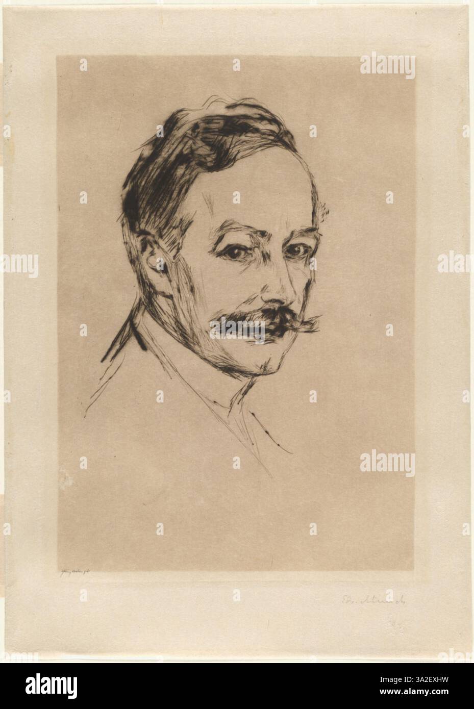 'Bildnis Dr. Max Linde' is another portrait by Munch from 1902 ...