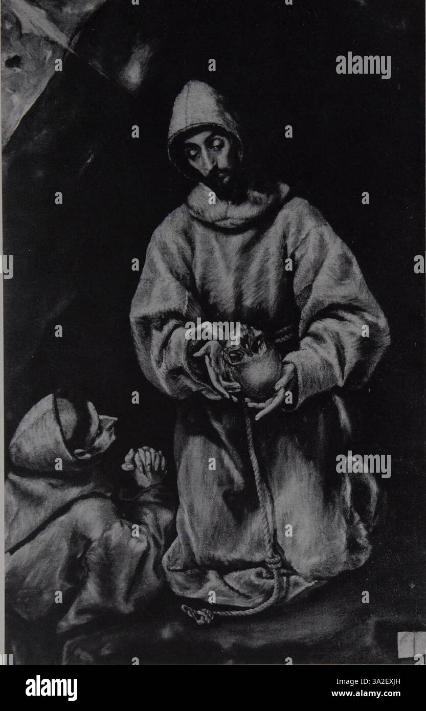 *Saint Francis and Brother Leo Meditating on Death* by El Greco ...