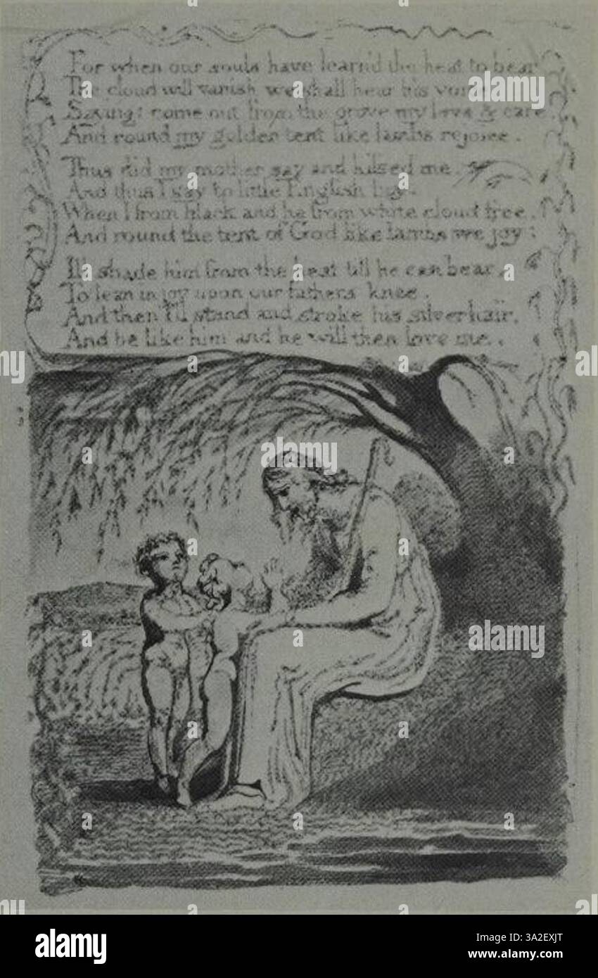 In this work, Blake illustrates the tension between divine and human ...