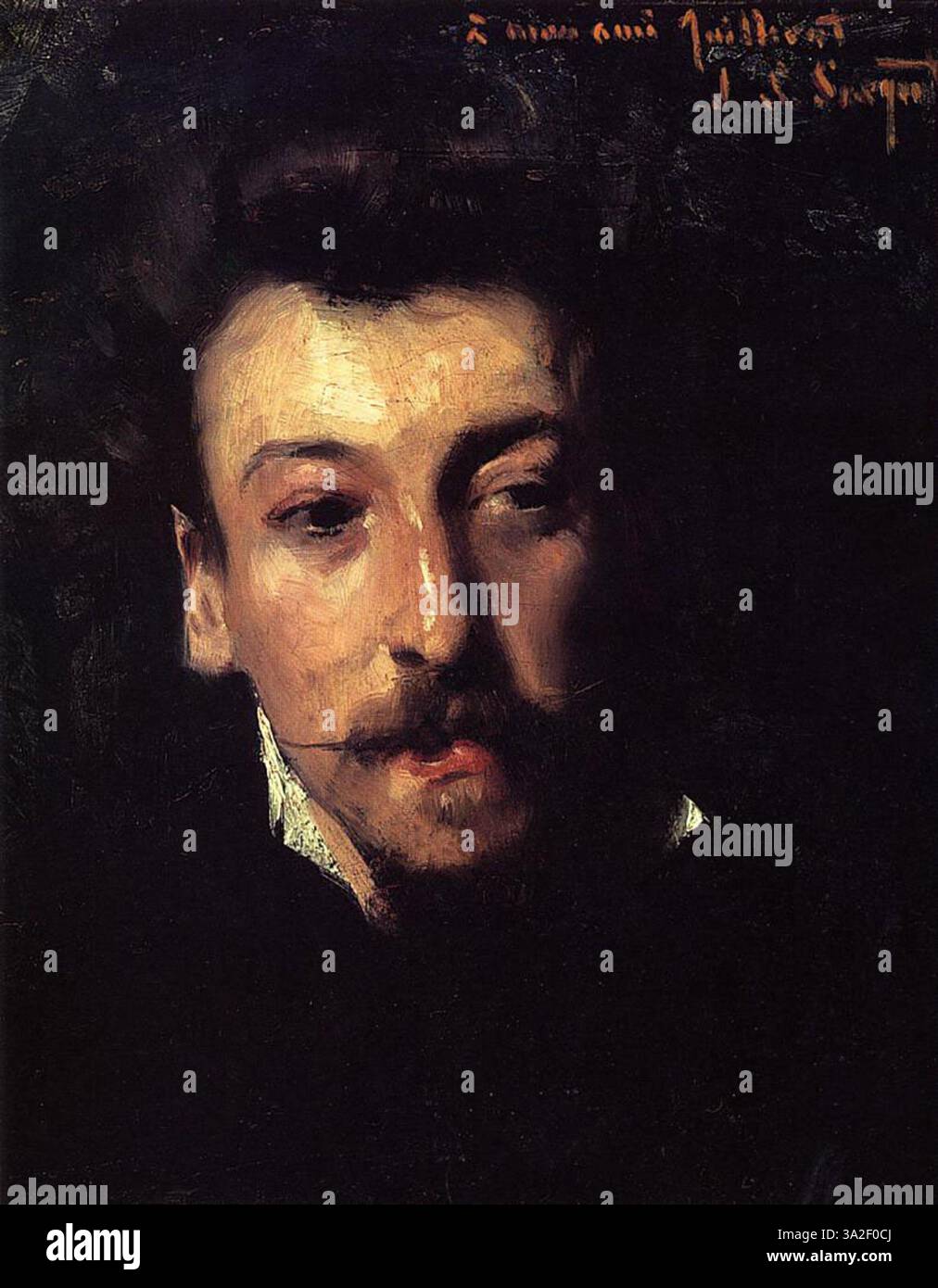 This portrait of Eugène Juillerat by John Singer Sargent, painted ...