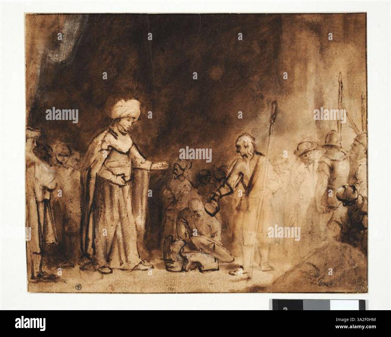 This biblical scene shows David refusing King Saul’s armor. The ...