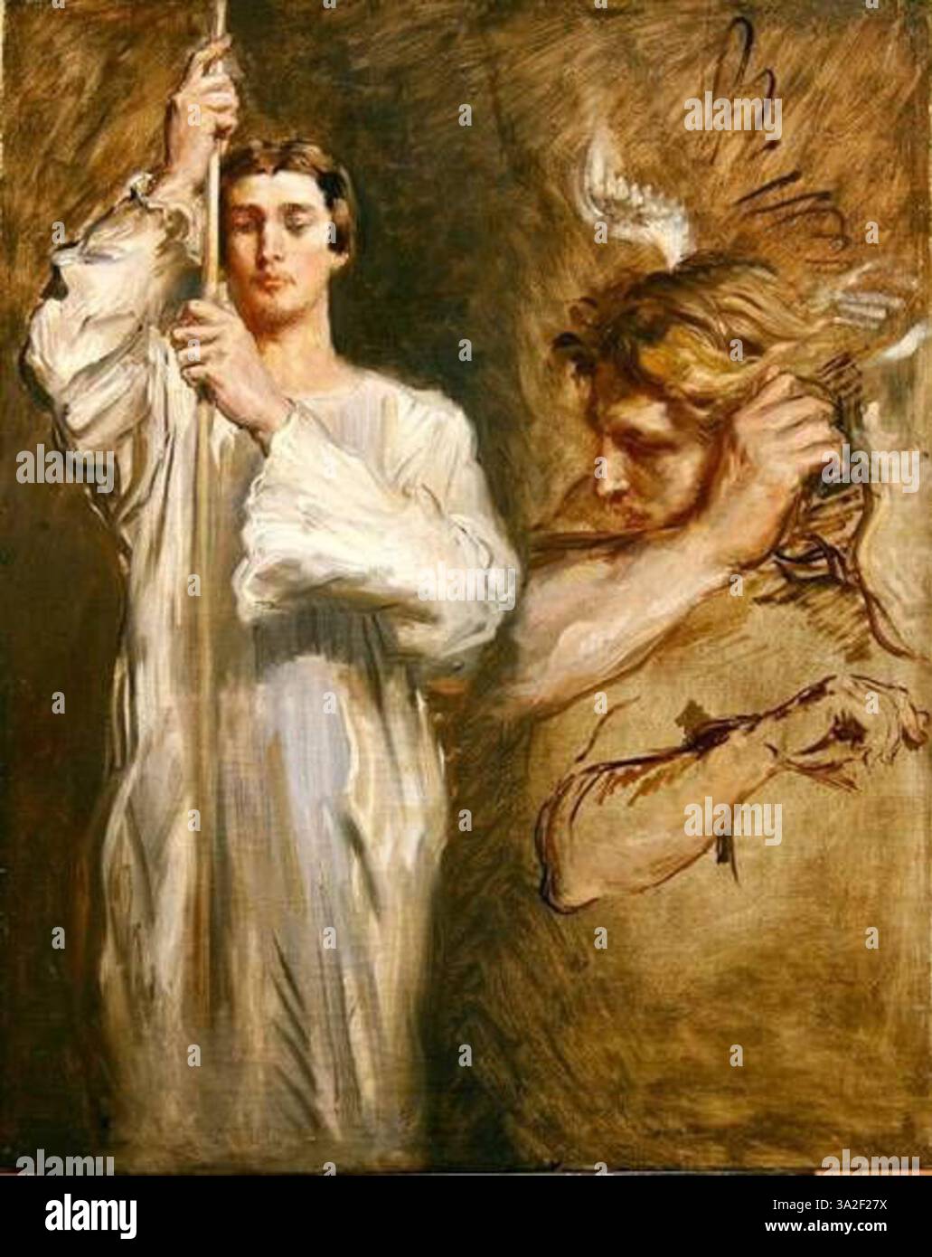 Chassériau’s figure study explores the human form in a moment of ...